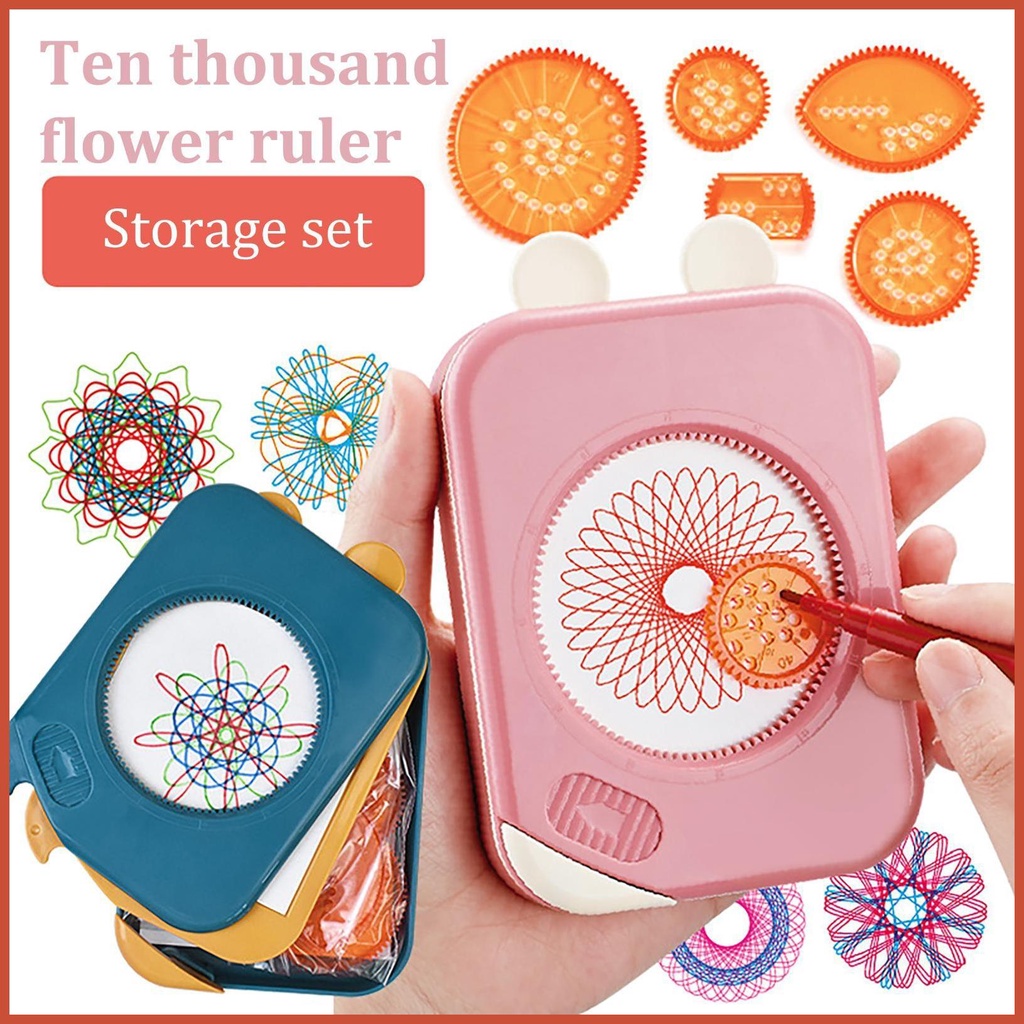 Spiral Art Circle Ruler Templates Art Design Painting Ruler Drawing ...