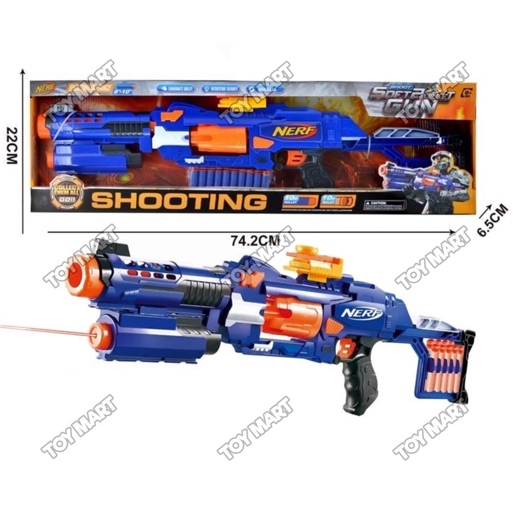 NF Doublebreach N-Strike Mega Double-Barrel Blasting NF Electric Toy ...