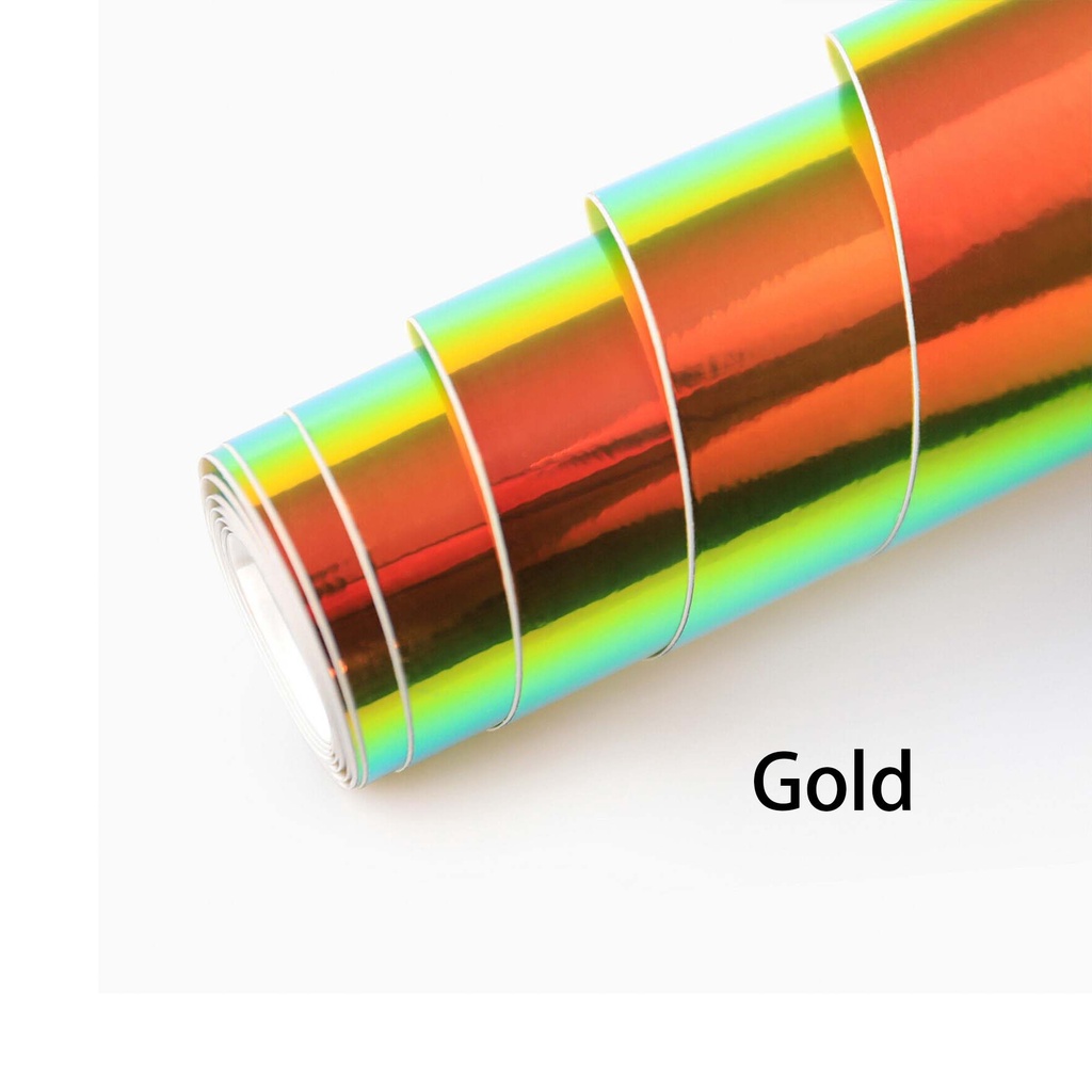 HTVRONT Holographic Permanent Self Adhesive Vinyl Sticky Back Sign ...
