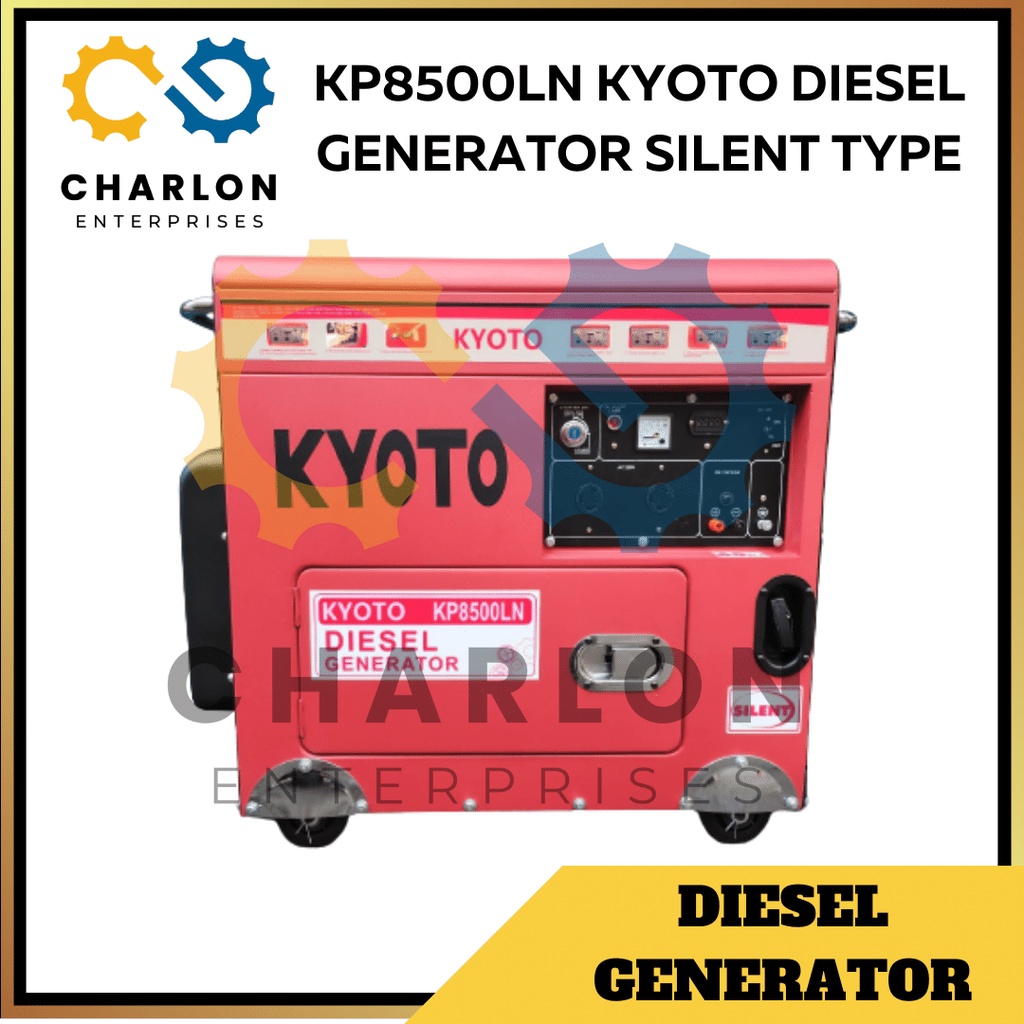 KP8500LN KYOTO DIESEL GENERATOR SILENT TYPE | Shopee Philippines