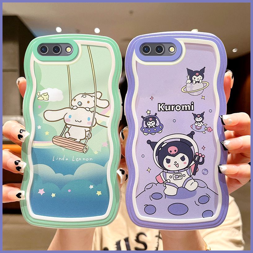 OPPO A3S Case OPPO A12E Case Fashion cartoon tpu anti falling wavy ...