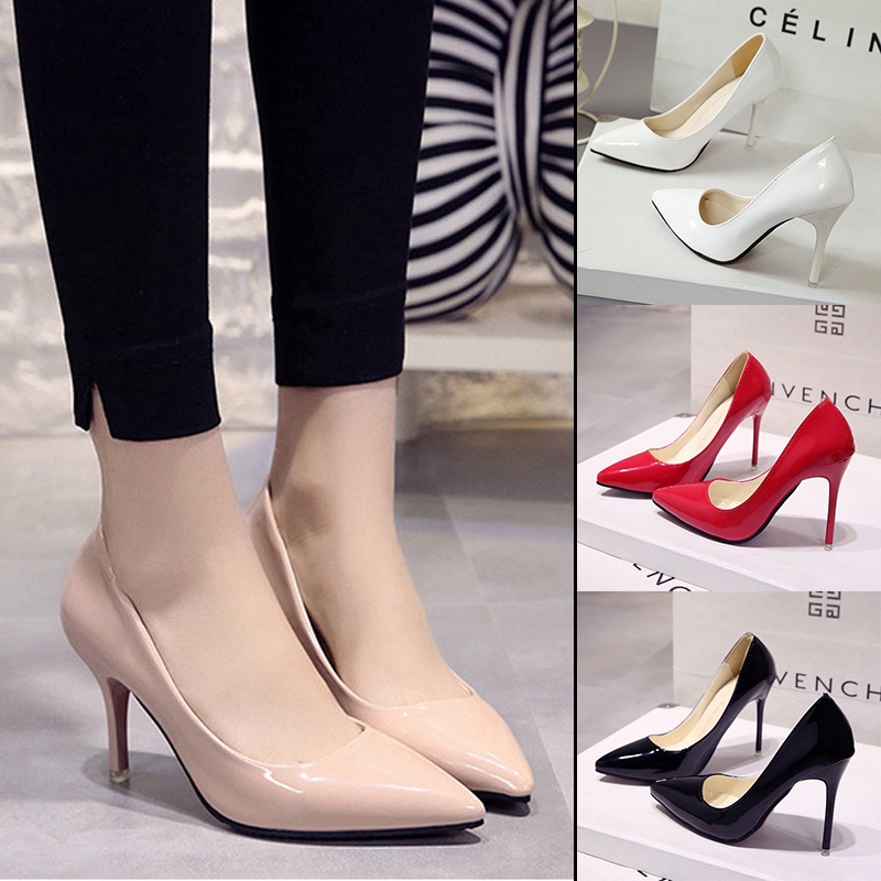 SENSI PIC # New women's 10cm Fine Heels Pointed Sexy Heels Weding Shoes ...