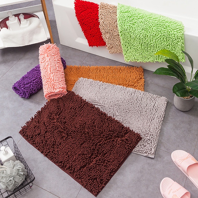 Microfiber Absorbent floor mat door mat bathroom non-slip absorbent ...