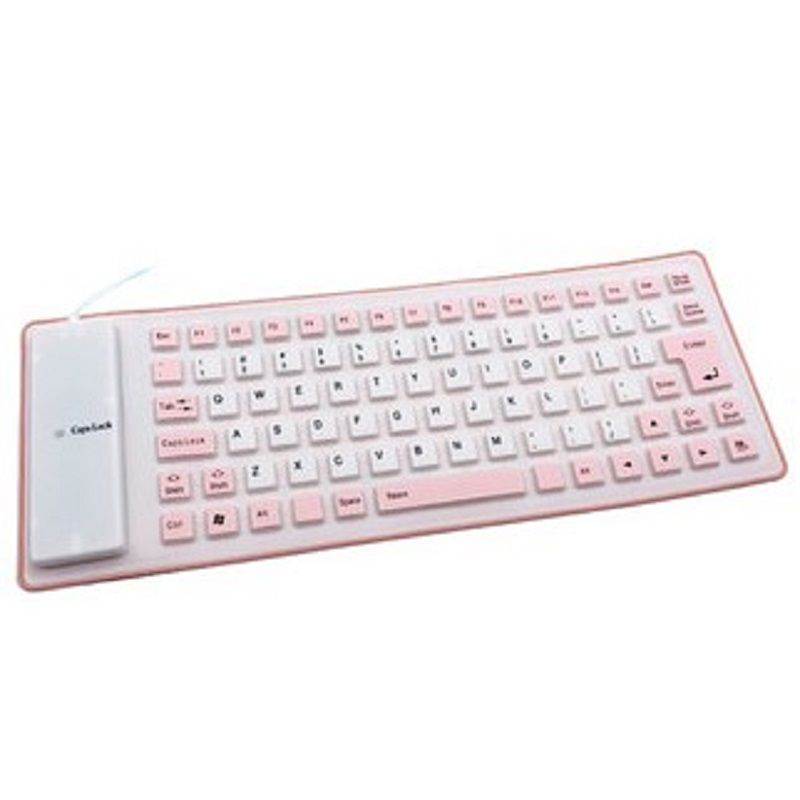 Wired Cute USB Keyboard Computer Folding Soft Keyboard Universal ...