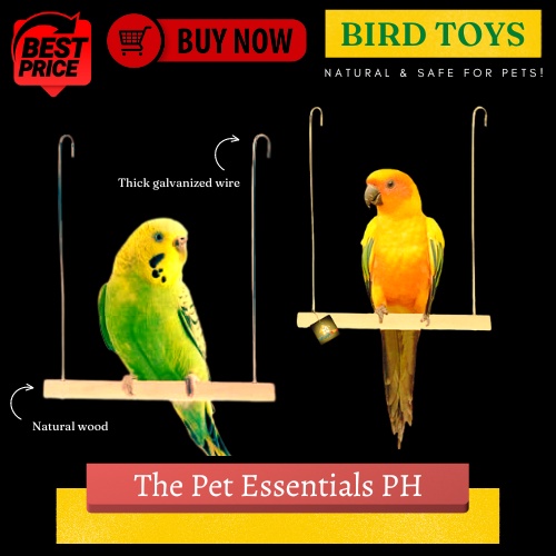 Bird toys wooden wire swing oval open triangle top Pet Accessories ...