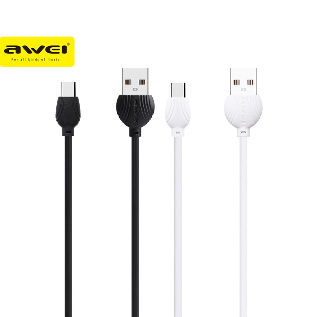 Awei CL-62 Type-C Fast Data Transfer and Charging Cable 1000mm ( All ...