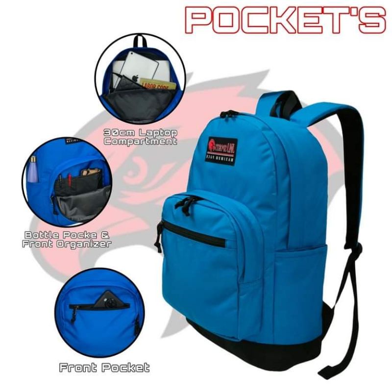 Big-J Spacious backpack by JNJ Sports | Shopee Philippines