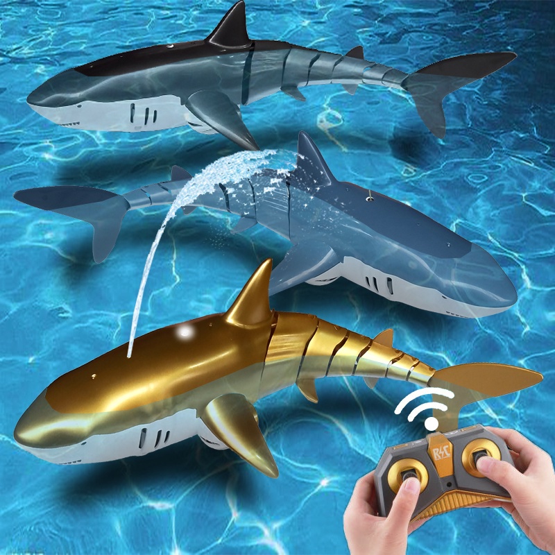 Remote Control Sharks Toy for Boys Kids Girls Rc Fish Animals Robot ...