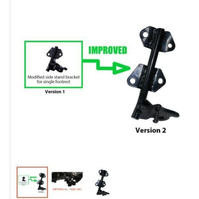 Y15ZR Modified Side Stand Bracket Front Step Bar Modify For Single ...