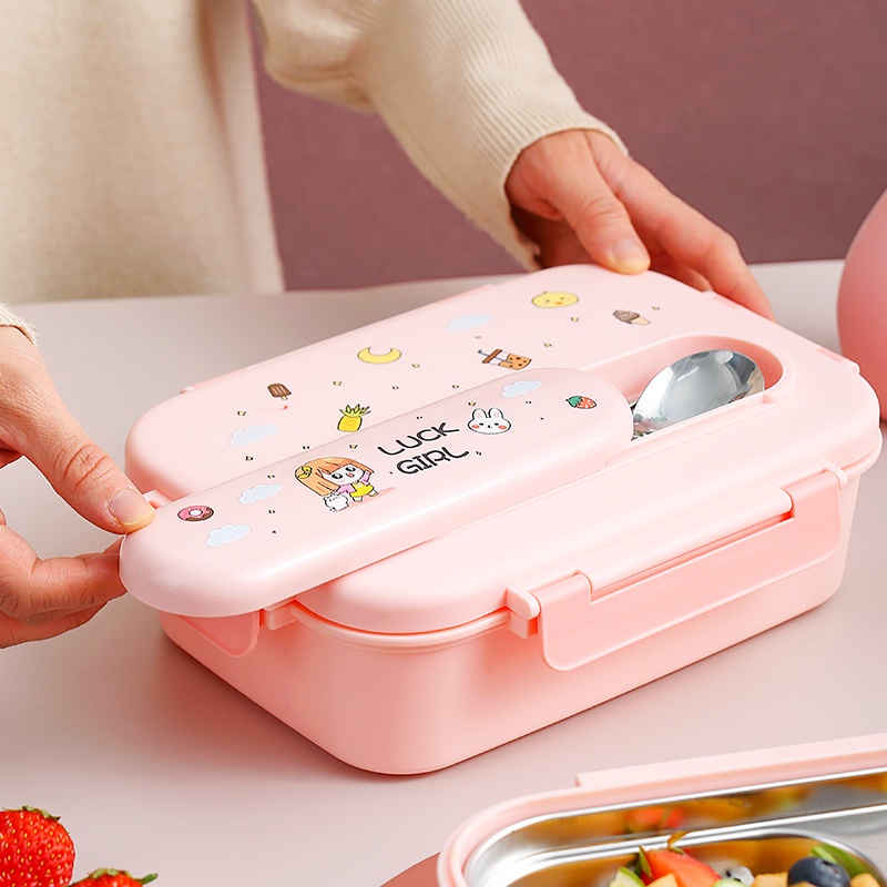 316 Stainless Steel Thermal Lunch Box Cute Kawaii Lunch Box Kids Lunch ...