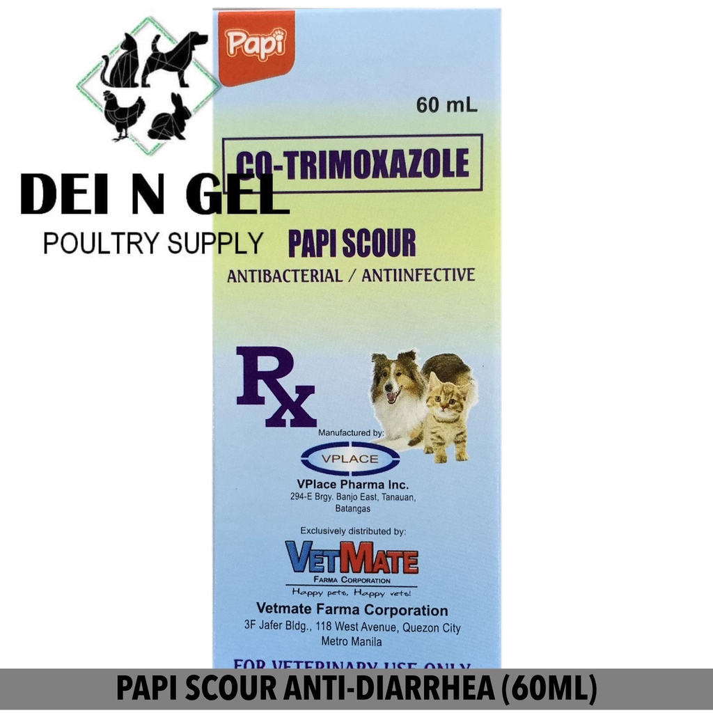 Papi Scour Anti-Diarrhea for Dog & Cat (60ml) | Shopee Philippines