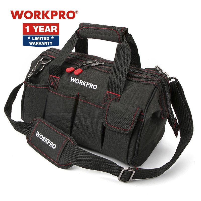 Workpro 14 Inches Tool Bag Waterproof Bags Travel Men Crossbody ...