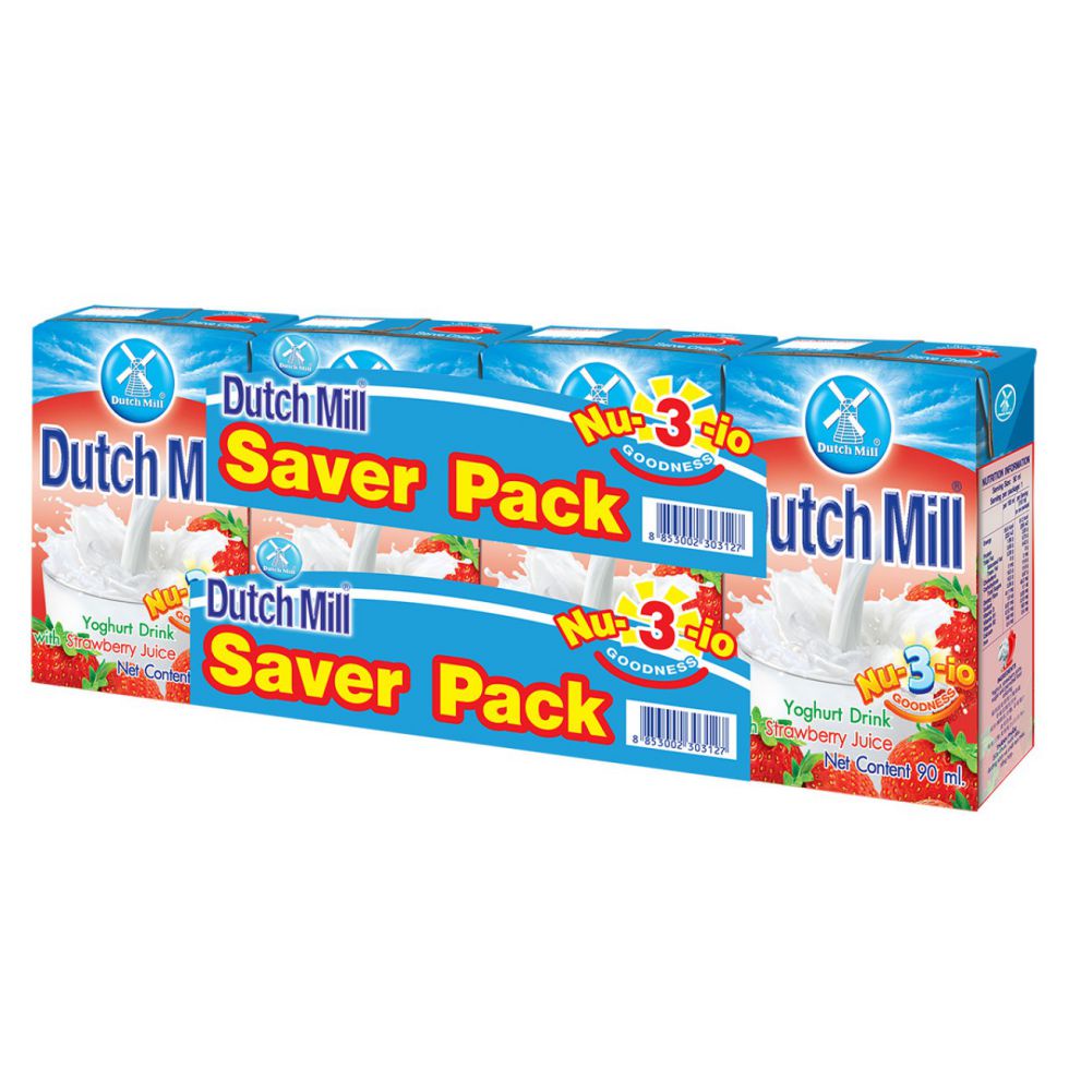 Dutch Mill Strawberry 90Ml Savers Pack | Shopee Philippines