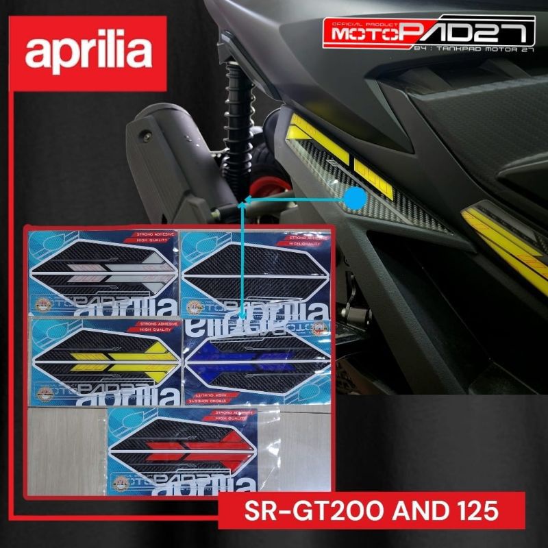 Aprilia SR-GT200 Footstep Sticker Aprilia SR-GT200 Body Resin Sticker ...