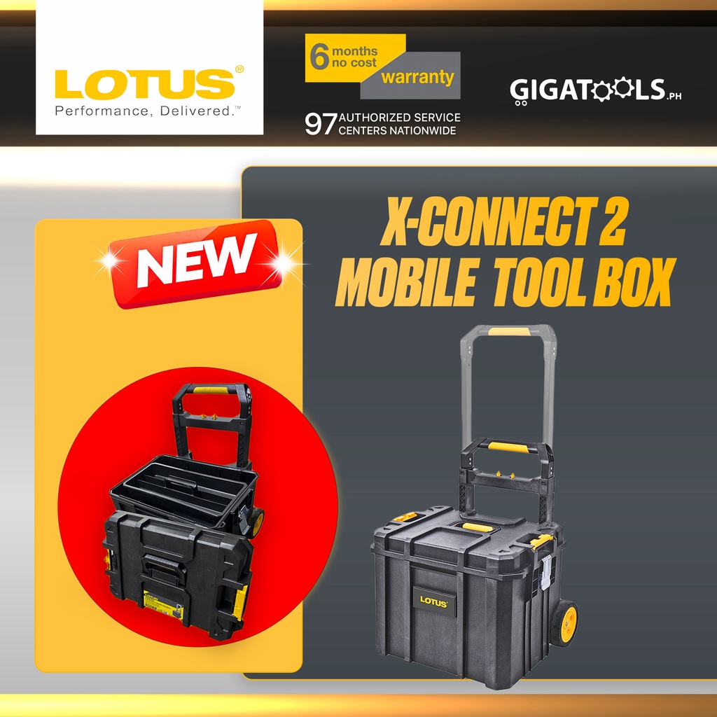 *NEW* Lotus LT2XC300 X-Connect 2™ Mobile Tool Box | Shopee Philippines