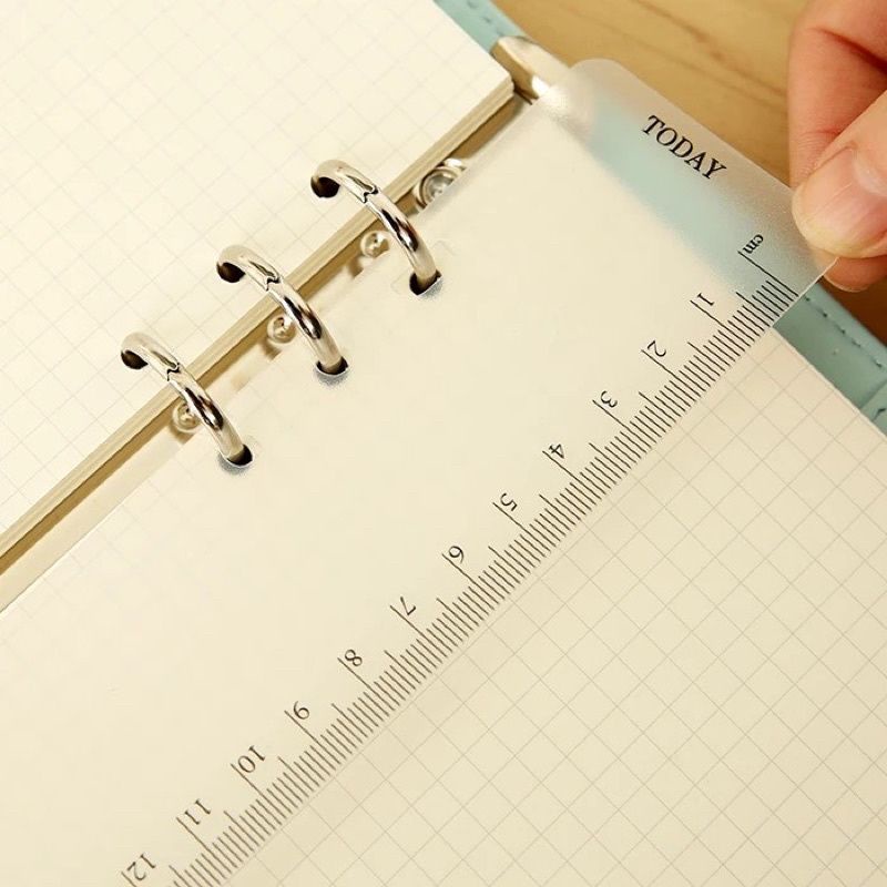 A5 B5 A4 Muji Style White Loose-Leaf Notebook With Separator Ruler. | Shopee Philippines