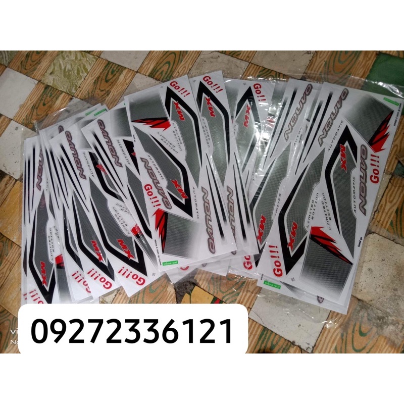 Nouvo z/mx Go decals/sticker | Shopee Philippines