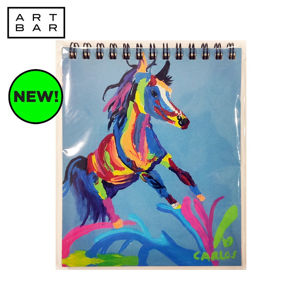Carlos & Friends Notebook 5.5X 4.5In Freedom Horse 50S 80Gsm Dotted ...
