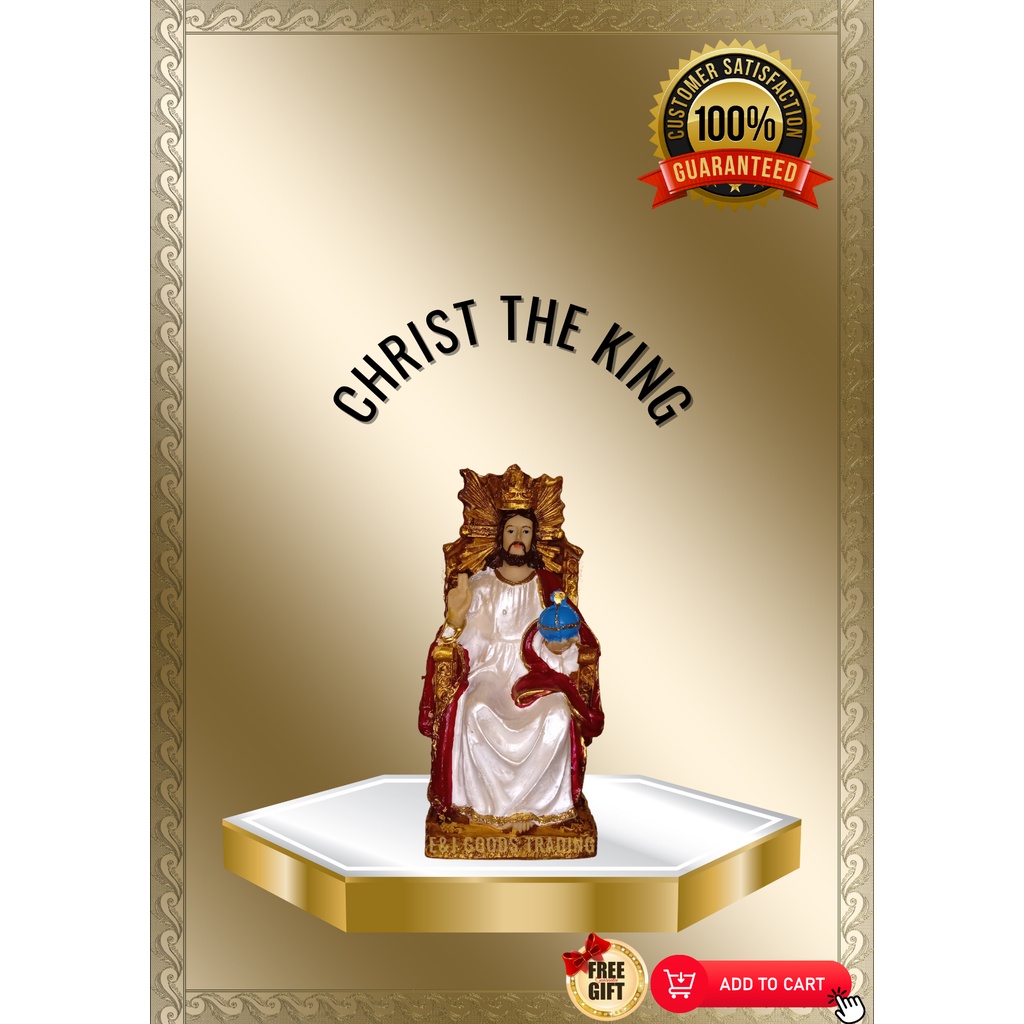 Christ the King 19cm (kristong hari table altar church statue ...