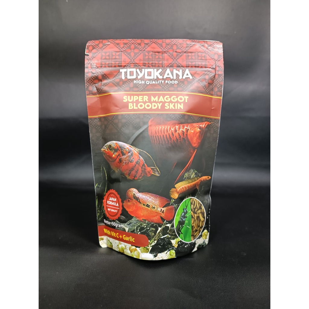 Toyokana Super Maggot Bloody Skin/Fish Food/Ornamental Fish Feed ...
