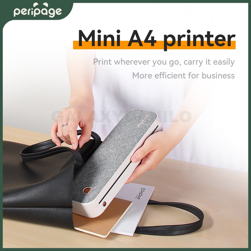 PeriPage A4 Portable Tattoo Printer A40 Thermal Wireless Rechargeable ...