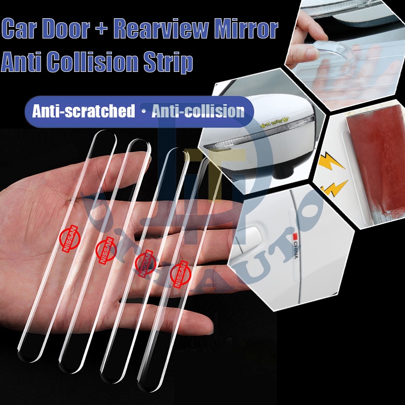 Nissan High Transparent Door Edge Protector Car Anti Collision Strip ...