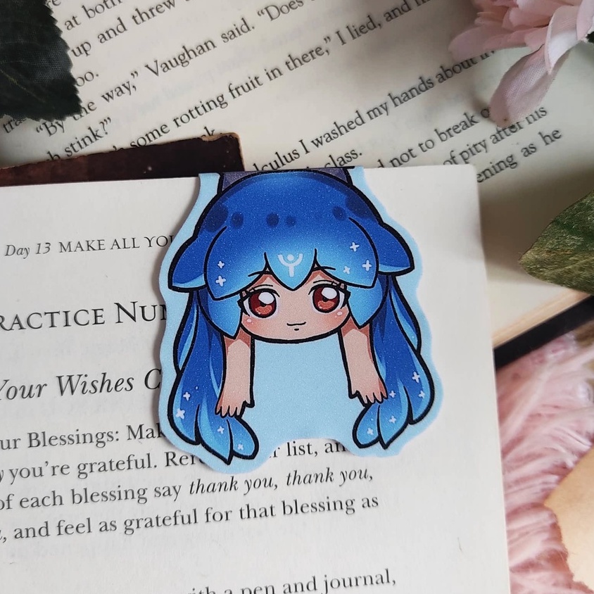 BAO Vtuber-inspired Chibi Magnetic Bookmark | Shopee Philippines