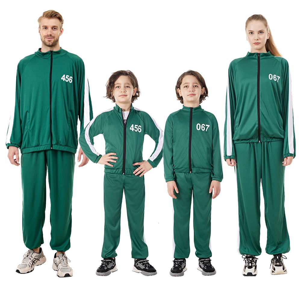 COD Adult Squid Game Costume Family Parent-child Squid Game NO.456 067 ...