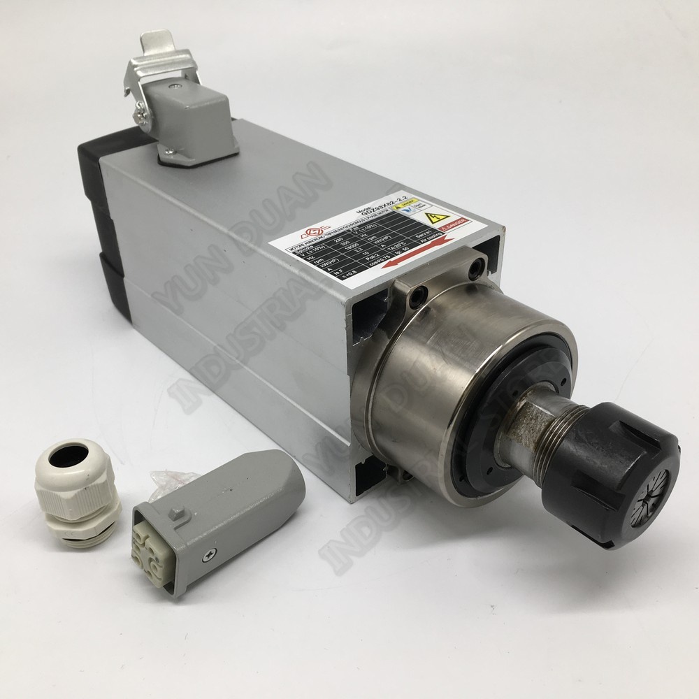 Changsheng 380V 3HP 2.2KW ER25 1-16mm range Spindle Motor 2Po Air ...
