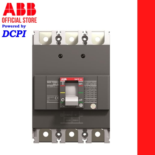 ABB SACE Formula Moulded Case Circuit Breaker A2N 250 TMF 125AT-250 3P ...