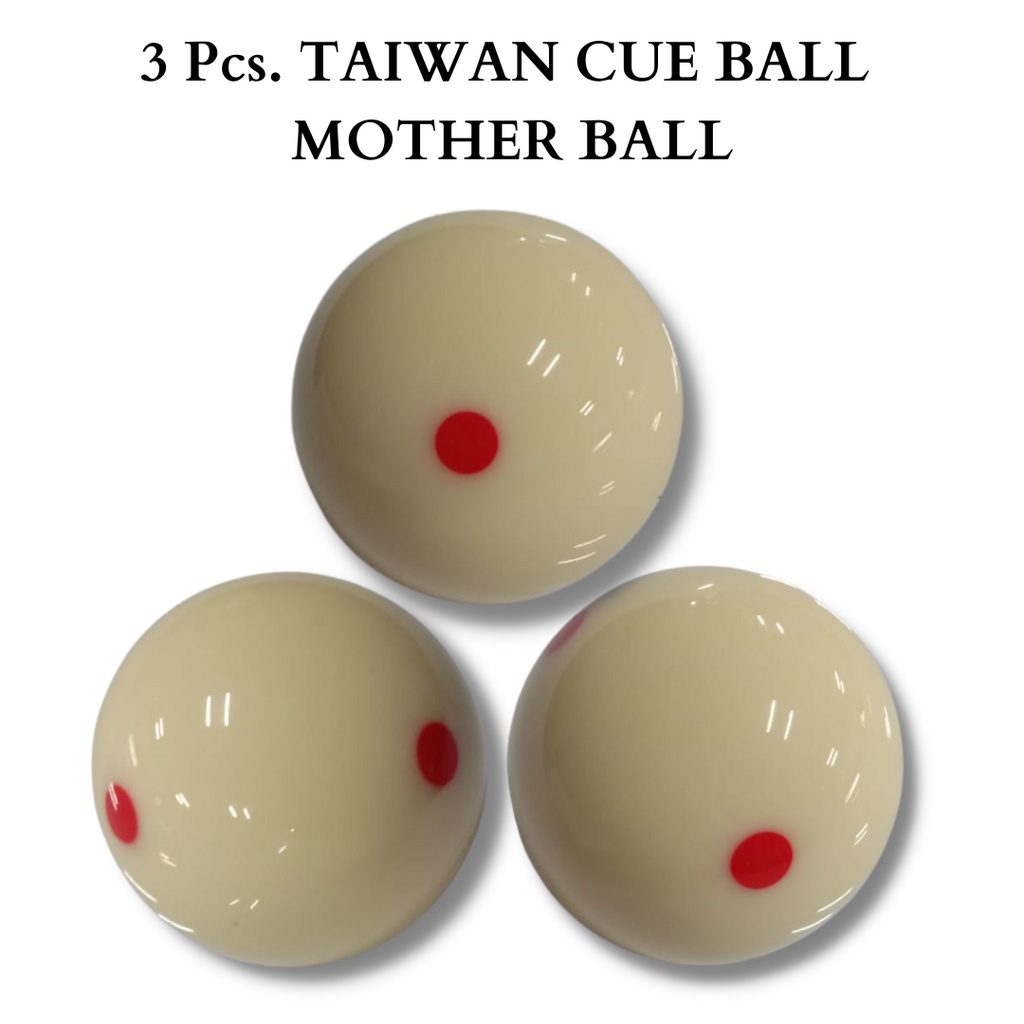 3 Pcs. TAIWAN 6 DOT MOTHER/CUE BILLIARD BALL/PAMATO/BOLA MANO SA ...
