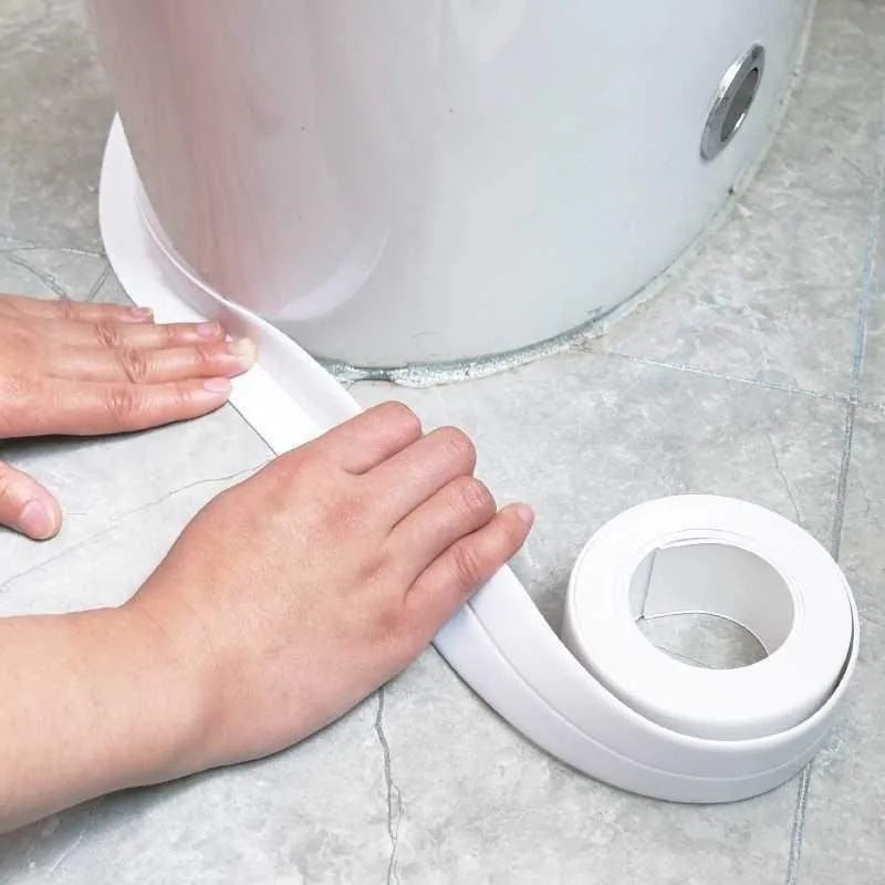 Bathroom Shower Sink Bath Sealing Tapes PVC Adhesive Sealing Strips ... Bathroom Shower Sink Bath Sealing Tapes PVC Adhesive Sealing Strips ...