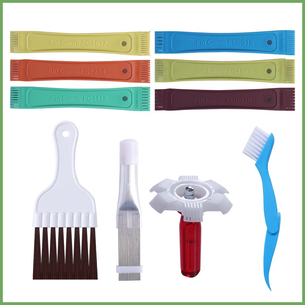 Fin Comb Cleaner Kit Cleaning Tool Set Easy to Use Coil Cleaning Brush ...