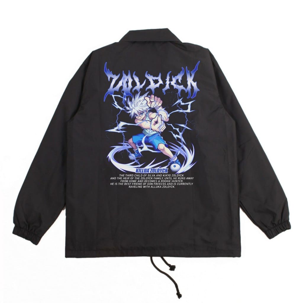 Coach Jacket Anime Hunter x Hunter Kurapika Killua Zoldyck | Shopee ...