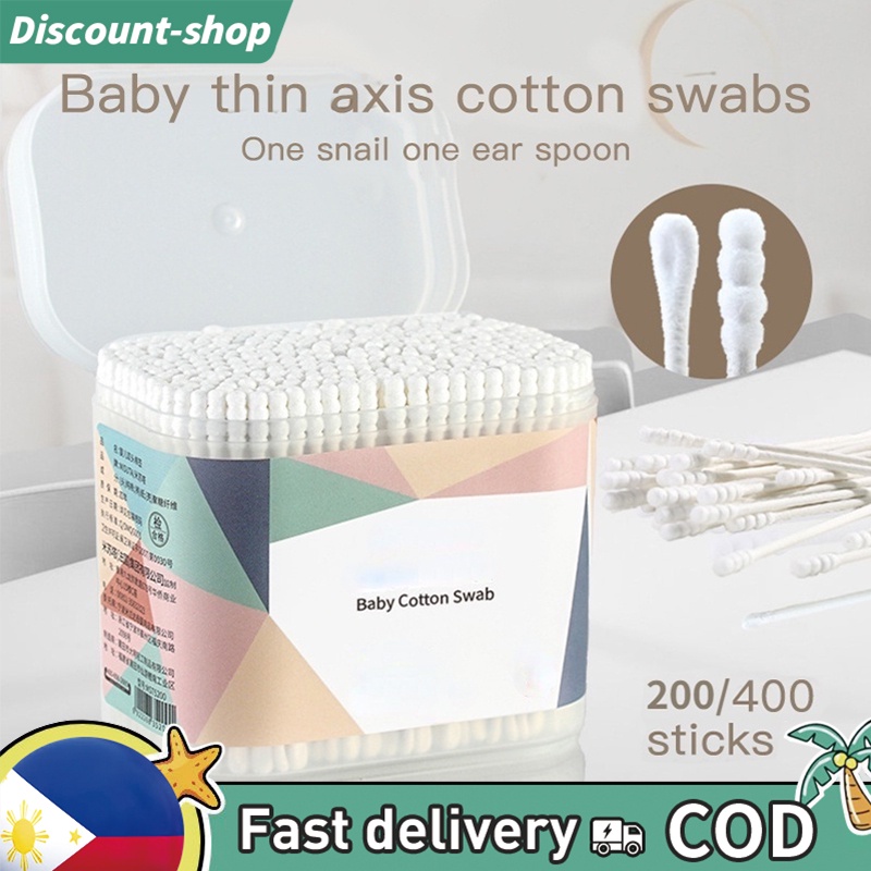 Baby Swab Cotton Swabs For Baby Double-end Cotton Bud For Baby Ear And ...