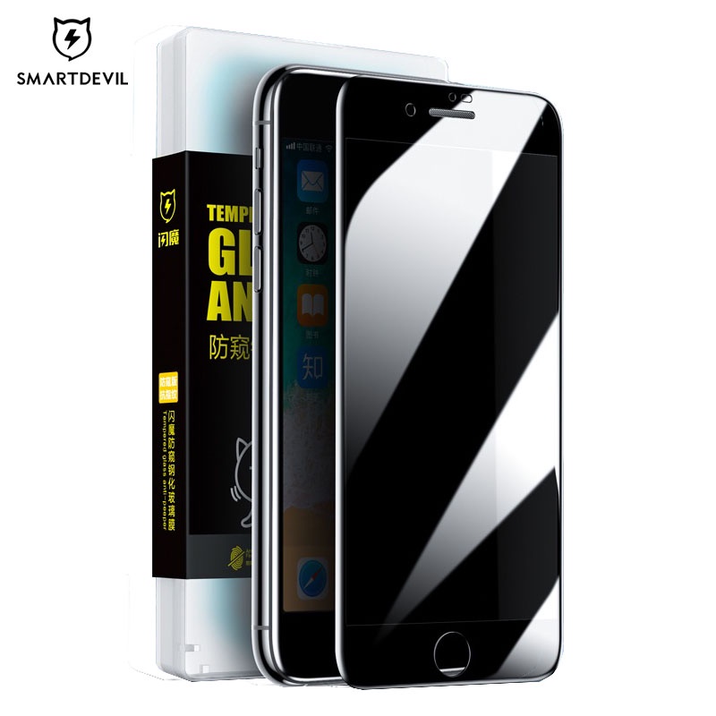 Smart Devil 9D Dust-Proof Privacy Full Tempered Glass Iphone 13, 12, 11 ...