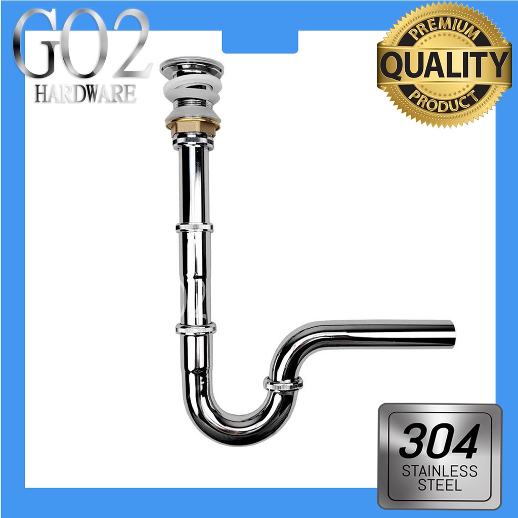 Stainless Steel 304 P-Trap 1-1/4 With Flip Up | Shopee Philippines