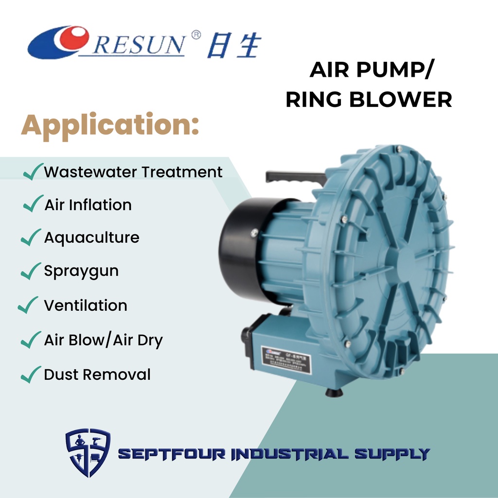 Resun Air Blower/Ring Blower 750W GF-750 (Turbo Air Blower Aquarium air ...