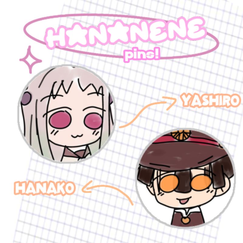 Jibaku shounen hanako kun pins (hananene) | Shopee Philippines