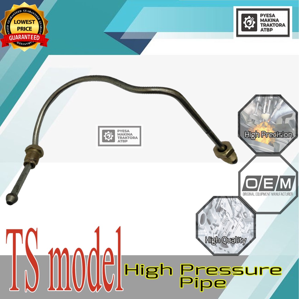 Fuel Injection Pipe for Yanmar TS70 TS80 SS80 SS70 NS65 NS75 NS90 SS90 ...