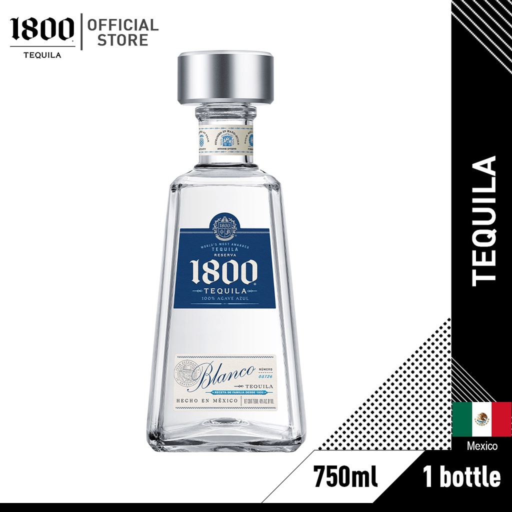 1800 Blanco Tequila 750ml | Shopee Philippines