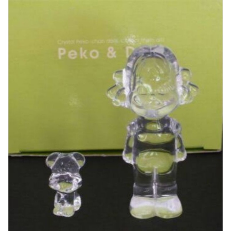 Crystal Peko-chan Peko & Dog dolls New FUJIYA JAPAN Is Very Beautiful ...