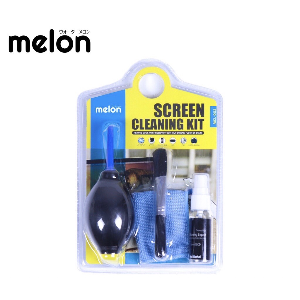 Melon MCL-002 Screen Cleaning Kit Removes Dust And Fingerprints Without Wrinkles Or Stains ...