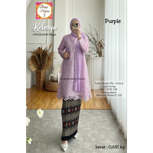 Javanese Blouse set - Brocade tile Ld 110 cm all size original brand ...