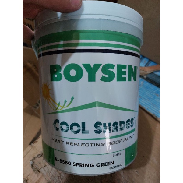 BOYSEN Cool Shades , Reflecting Heat / Init Roof Paint Spring Green ...