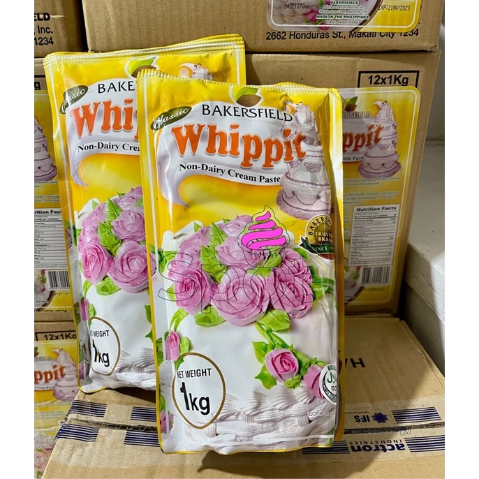 WhippIt Classic and Buttercream Bakersfield 1kg and 500g | Shopee ...