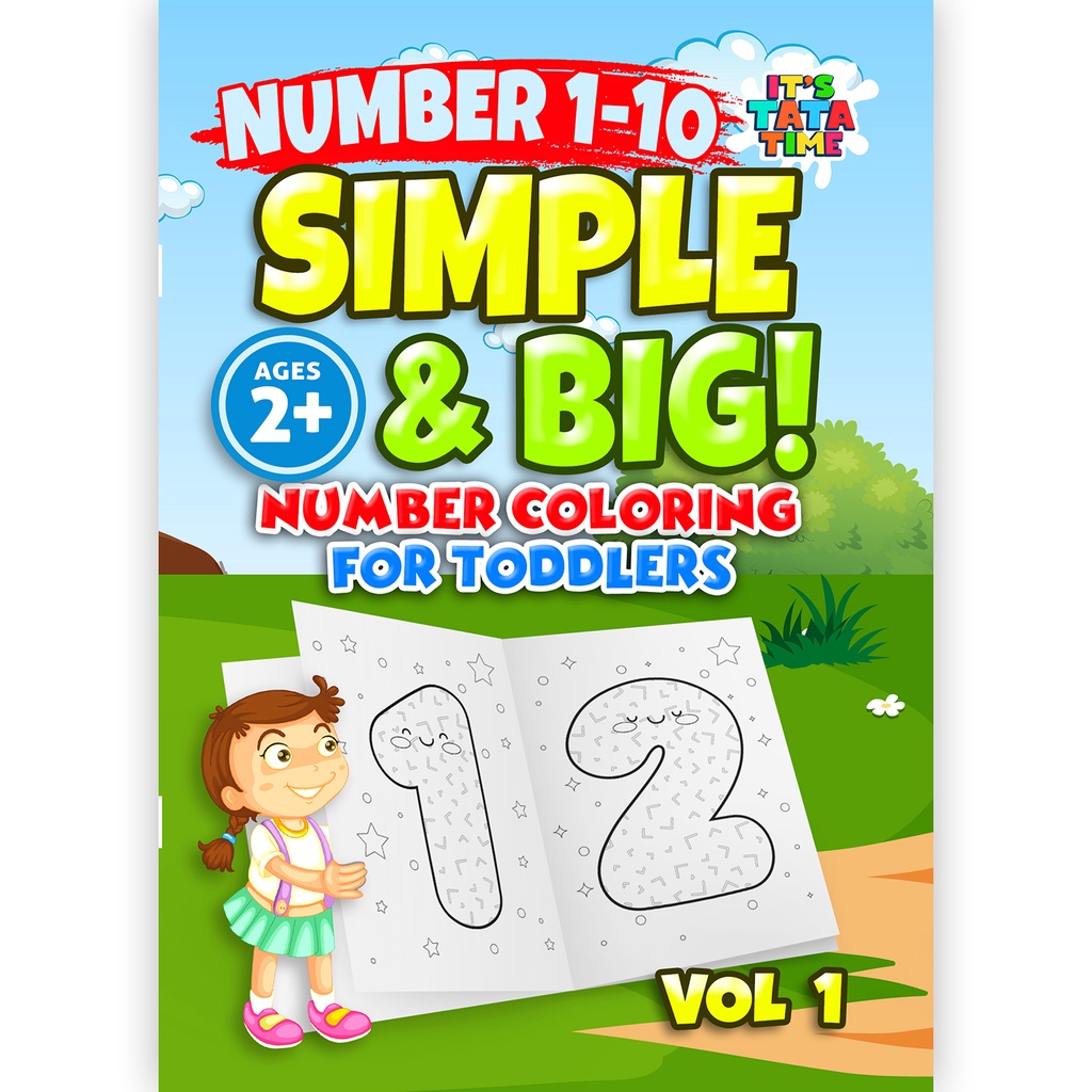 Number 1-10 Coloring Book for Toddlers | Shopee Philippines