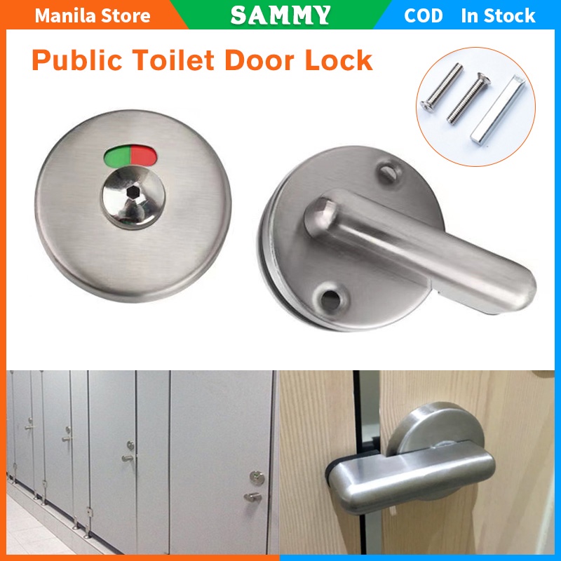 Privacy Deadbolt Latch, Indicating Door Lock For WC Public Restroom ...