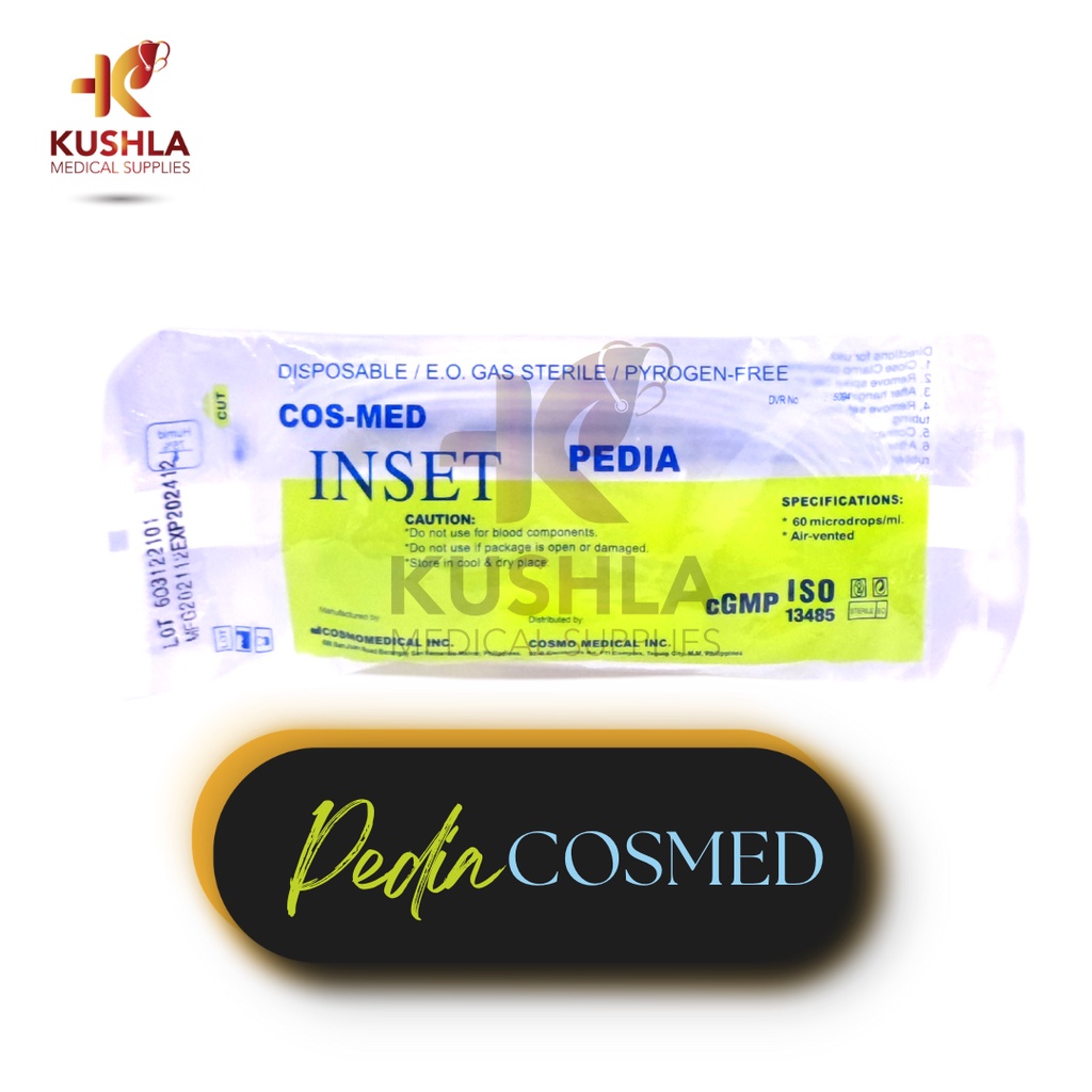 Cosmed Macroset & Microset (INSET) Adult & Pedia Disposable (PIECE ...
