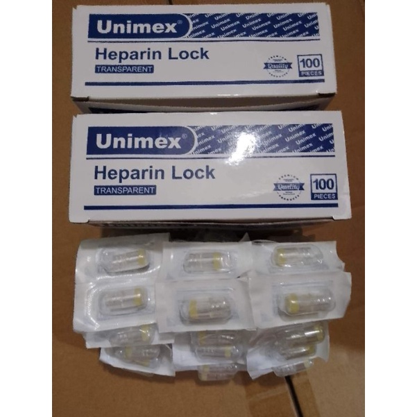 Unimex Heparin Lock Transparent | Shopee Philippines